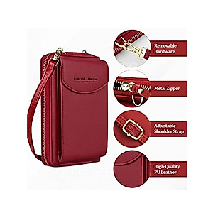 The Original Clutch Wallet by Selena, the Original Clutch Wallet by Selena Forever Lovely, 2023 Answeryen Off-crossbody Leather Shoulder Bags and Clutches, Selena Clutch Wallet Crossbody-Dark Blue