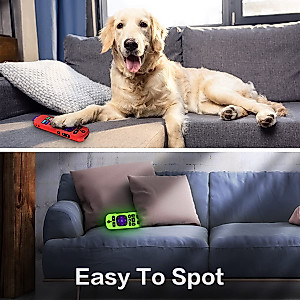 [3Pcs] Case for Roku Voice Remote Pro 2021(Only for 2021 Released), Anti Slip | Shockproof Silicone Protective Cover for Roku Voice Pro Remote Controller with Lanyard(Glow Blue+Glow Green+Red)