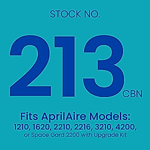 AprilAire 213CBN Replacement Filter for AprilAire Whole House Air Purifiers - MERV 13 with Carbon, Healthy Home Allergy + Odor Reduction, 20x25x4 Air Filter (Pack of 1)