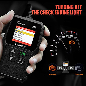 LAUNCH OBD2 Scanner CR319 Check Engine Code Reader with Full OBD2 Functions