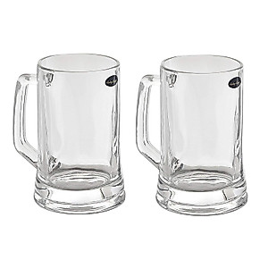 Amlong Crystal Lead-Free Beer Mug - 16 oz, Set of 2