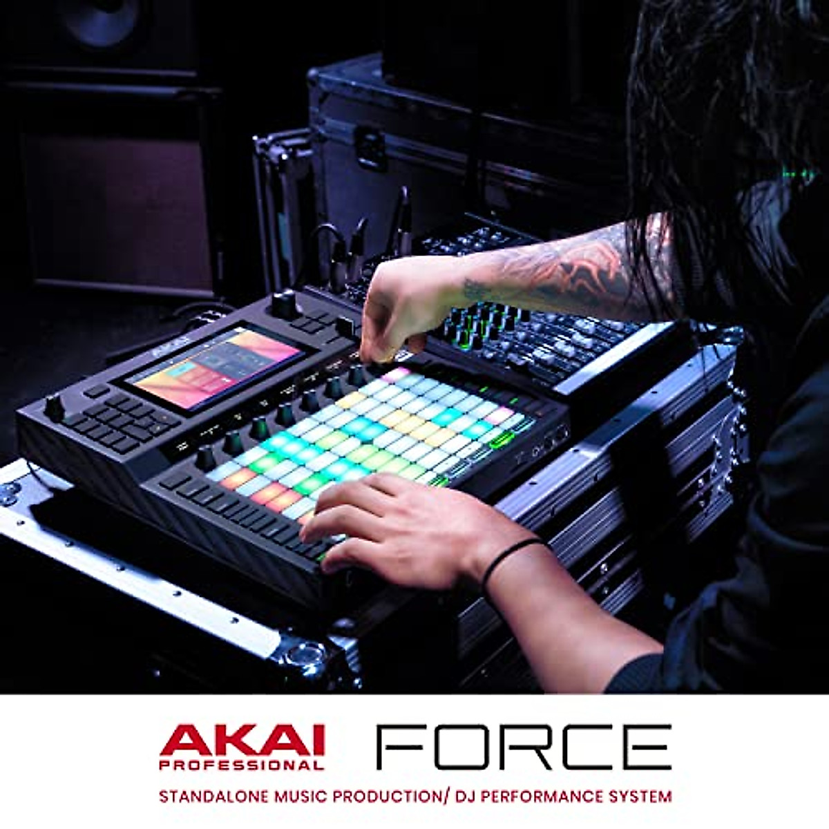 AKAI Professional FORCE – Standalone Music Production, MIDI Sequencer and DJ System with Synth Engines, MPC Sampling and Ableton Style Clip Launching