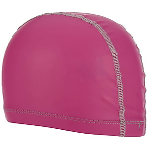 Speedo Junior Pace Swimming Cap | Kids Swim | Dry Hair, Pink, One Size