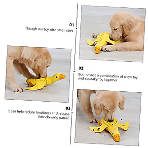 BCOATH Multifunctional Dog Chew Toy Squeaky Pet Molar Toy Interactive Plush Puppy Doll Stuffed Animal for Aggressive Chewers and Teething Puppies