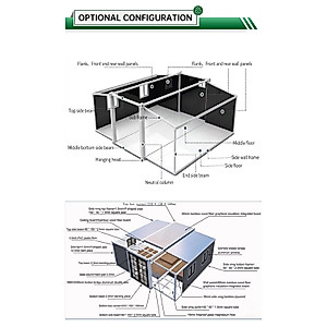 Tiny Creative Containers Ready to Ship USA Warehouse Extendable Homes Prefab Steel Expandable Container Houses
