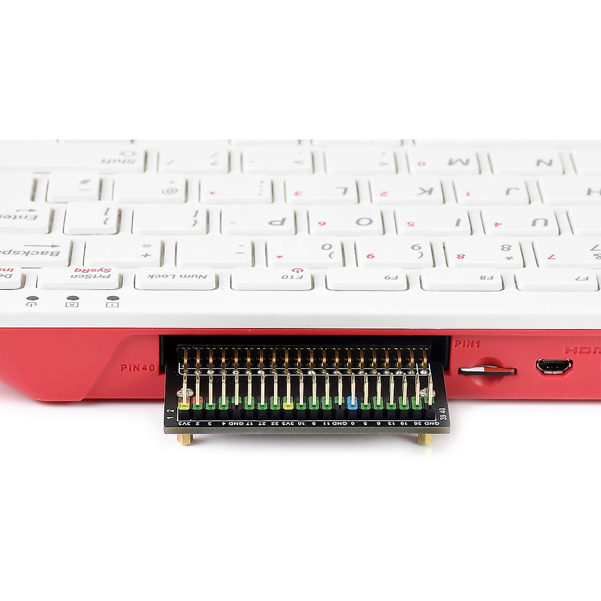 Bicool GPIO Header Adapter for Raspberry Pi 400 Keyboard Computer,Header Expansion,Color-Coded Header,Easy Expansion