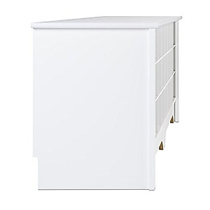 Pemberly Row 60" Wide 24-Pair Shoe Cubby Bench, Shoe Rack, Shoe Storage for Entryway, Mudroom, Hallway, Closet and Garage, White