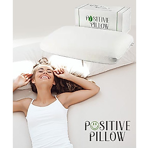 Memory Foam Pillow, Cloud Pillow for Sleeping, Medium Level Tempurpedic Pillow, Washable Cover