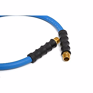 BluBird Lead-in Rubber Air Hose (1/2" x 3') 1/2" M-NPT - BBLD1203