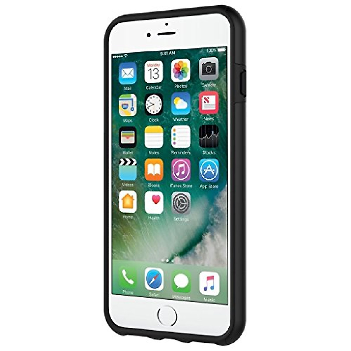 iPhone 8 Plus Case, iPhone 7 Plus Case, Incipio Premium DualPro Shockproof Hard Shell Hybrid Rugged Dual Layer Protective Outer Shell Shock and Impact Absorption Cover (5.5 Inch) - Black/Black