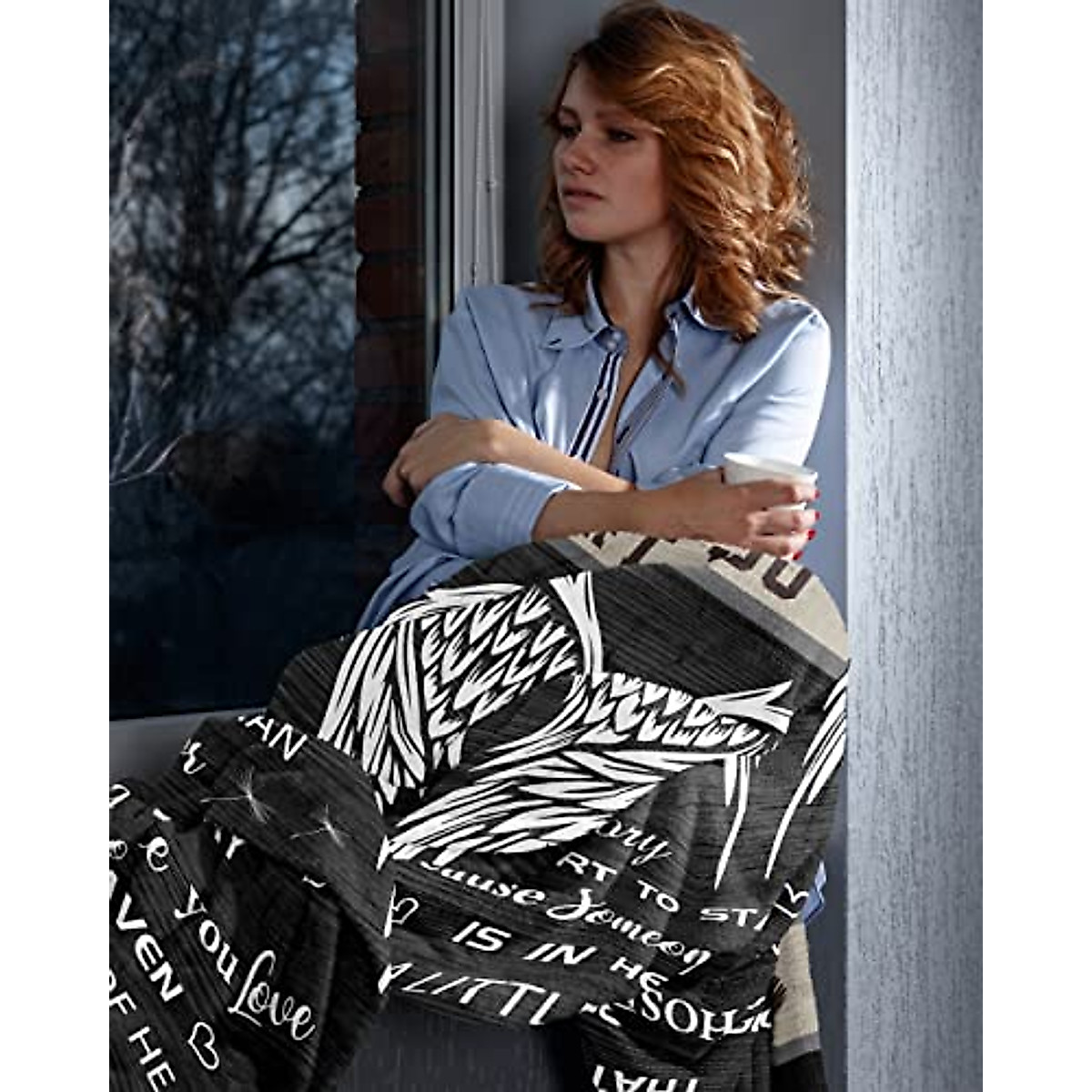 Bereavement Gifts Blanket 50"x60", Sympathy Gift, Memorial Gifts, Bereavement Gift Ideas, In Memory Of Loved One Gifts, Condolences Gift, Memorial Gifts For Loss Of Mother/Father/Pet Throw Blankets