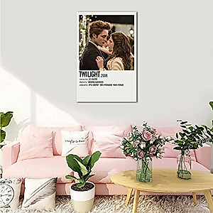 Twilight Poster,Canvas Wall Art For Living Room Decor Aesthetic Vintage Posters & Prints Girls Bedroom Large College Dorm Fall Kitchen Decorations Growth Mindset Classroom Unframed 12x18 inches