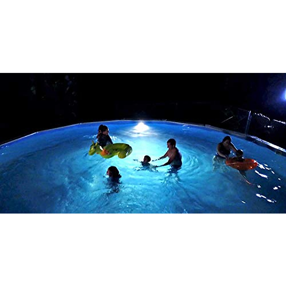 Nightlighter LED Aboveground Pool, 750 Lumens –Underwater Lighting, Easy to Install Under The Top Rail, ETL Listed, NL50, Grey