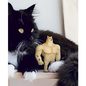 You Tooz Swole Doge 5' Tan Vinyl Figurine - Meme Collection