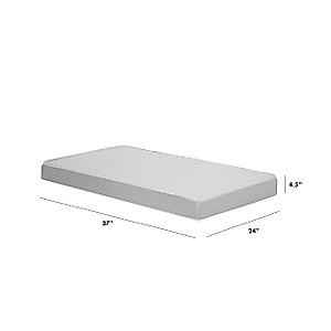 DaVinci Complete Slumber MINI Crib Mattress, Firm support, Lightweight, Waterproof, Greenguard Gold Certified