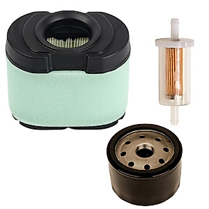 HIFROM Air Filter Pre Filter Oil Filter with Fuel Filter Replacement for 792105 407777 40G777 40H777 44H777 44K777 John Deere Z245 Z425 LA155 Lawn Mower