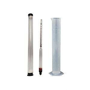 UPROMAX Hydrometer 0-200 Proof & TRALLE Alcohol Meter Distilling Set with Case and Jar Test Liquor/Moonshine/Proofing Distilled/Spirits/Distilled