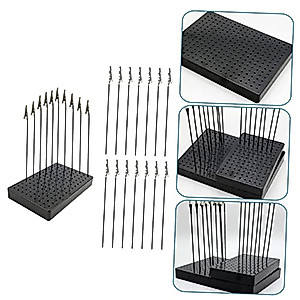 EXCEART 3 Sets Color Clip Base Spray Paint for Plastic Models Coloring Tools Airbrush Hobby Model Holder Coloring Clamps DIY Coloring Clips Workbench Paint Rack Bamboo Stick Easel Bracket