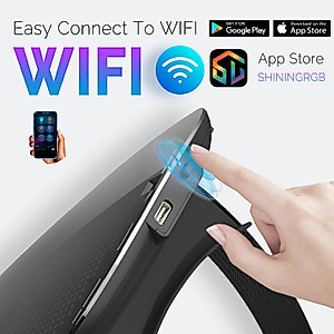 Led Mask HD with WIFI Programmable Video Play,Led Digital Electronic Light Up Face Masks for Halloween Rave Masquerade