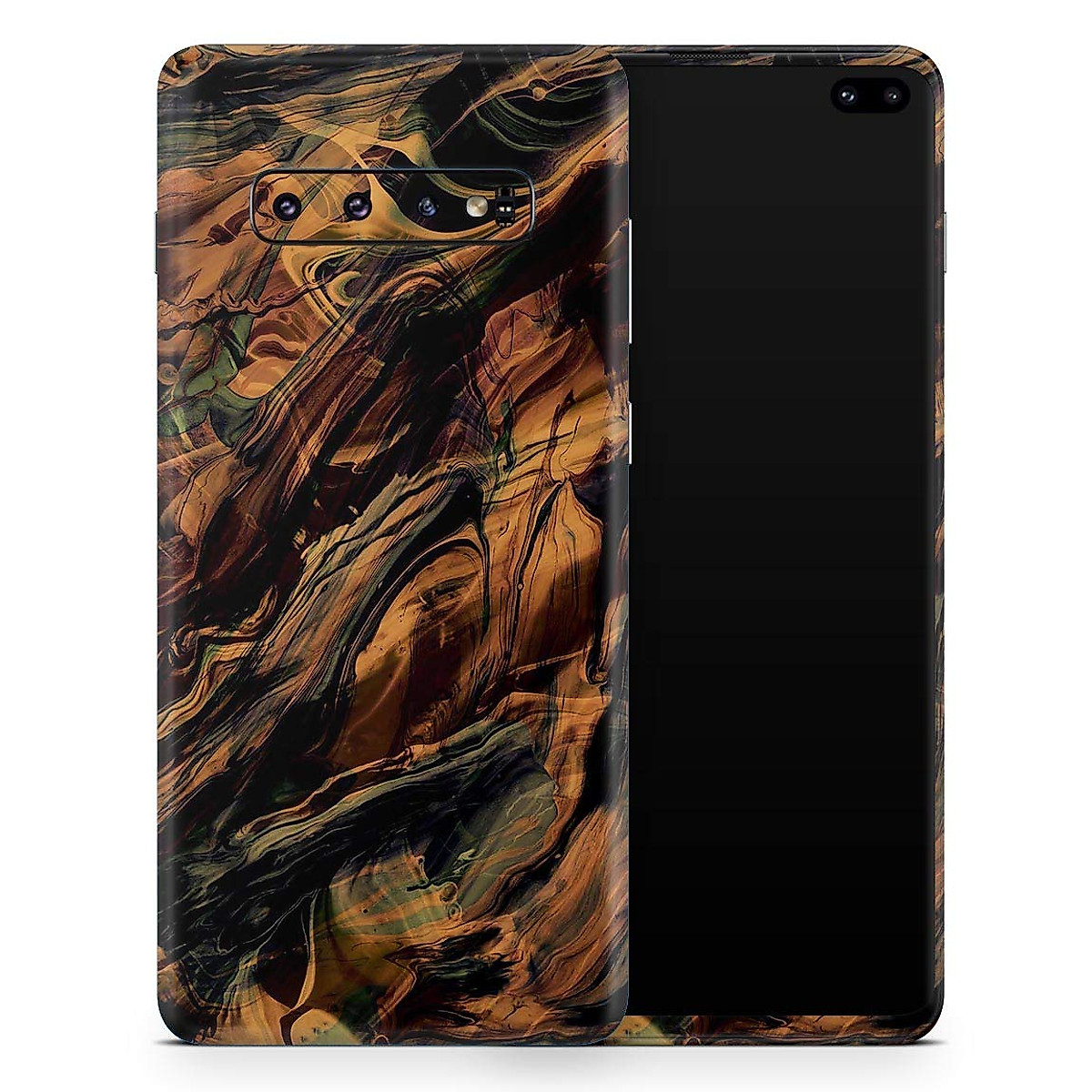 DesignSkinz Liquid Abstract Paint Remix V50 Protective Vinyl Decal Wrap Skin Cover Compatible with The Samsung Galaxy S20 (Screen Trim & Back Glass Skin)