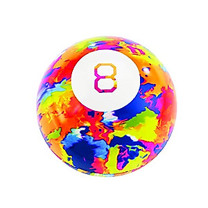World's Smallest Magic 8 Ball Tie Dye, Multi, Model:5140