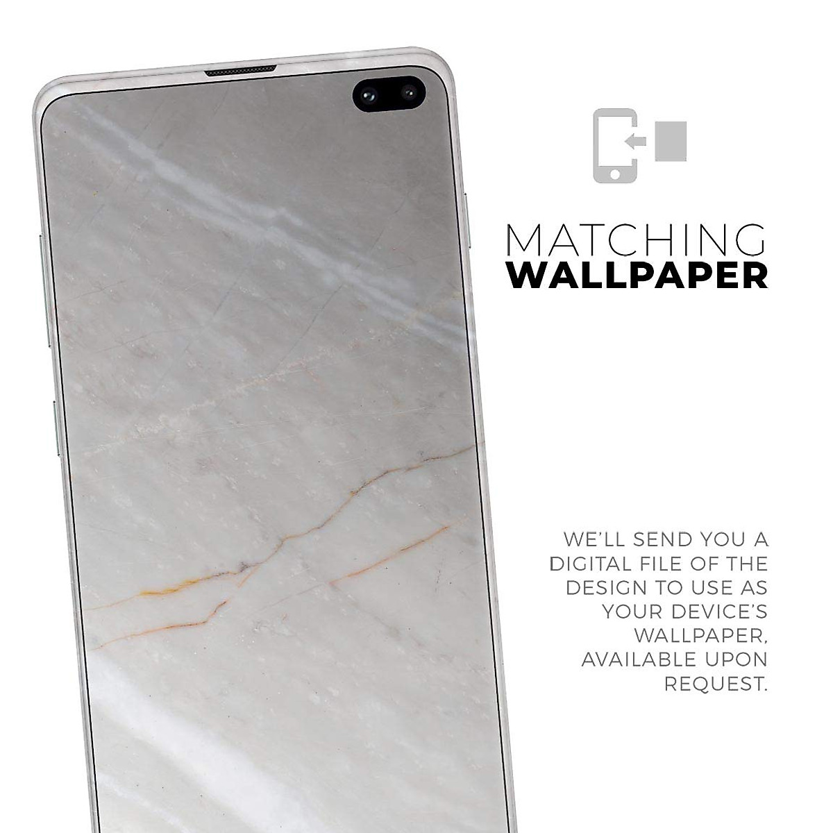 DesignSkinz Slate Marble Surface V8 Protective Vinyl Decal Wrap Skin Cover Compatible with The Samsung Galaxy S20 (Screen Trim & Back Glass Skin)