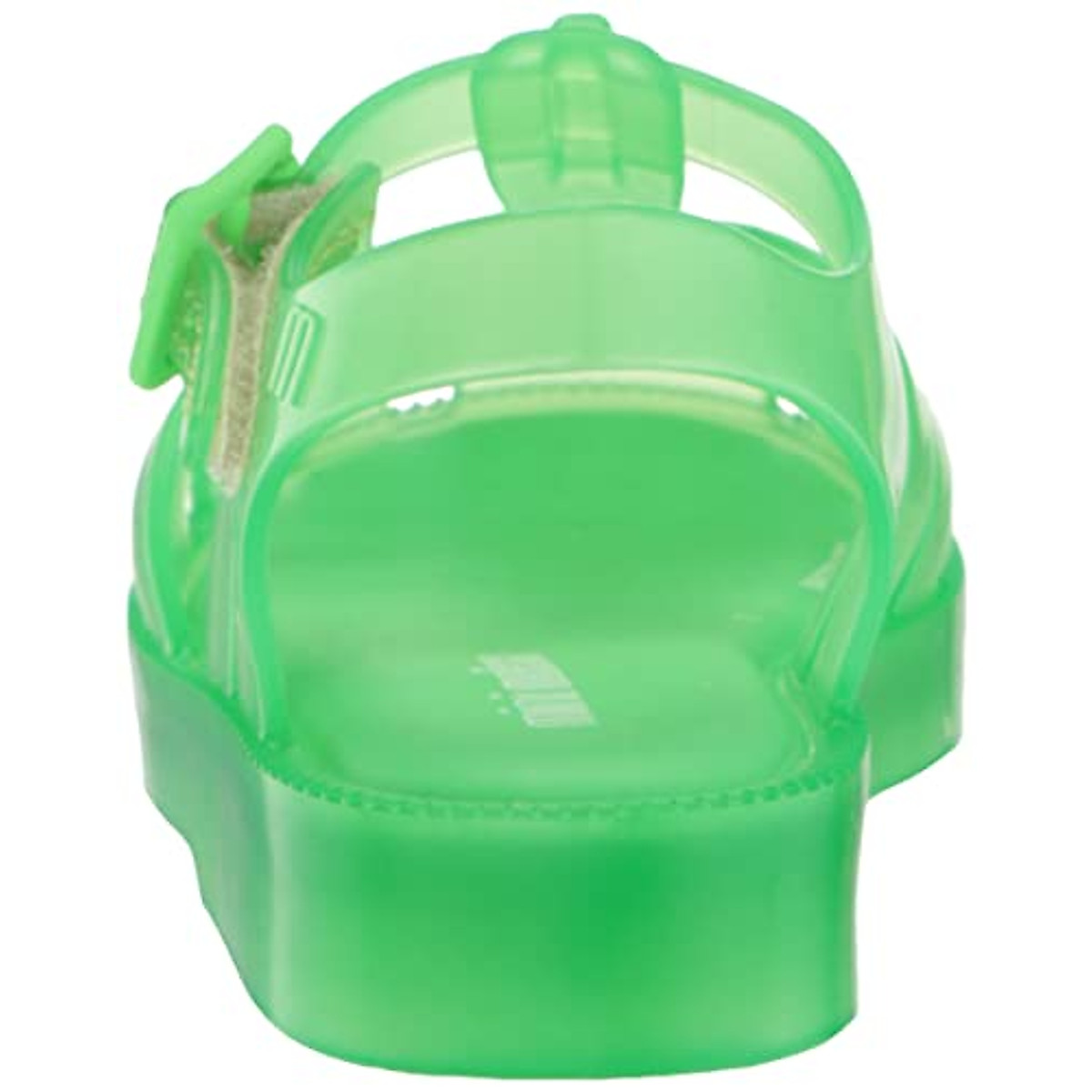 Mini Melissa Girls Flat Sandals, Green, 1 Little Kid