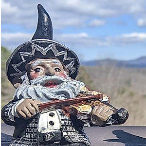John Bernard & Company Mariachi Band Shelf Sitter Gnomes Statue Set of 3, 6 inches H, Includes Guitarist, Violinist, Trumpet Player, Funny Home or Garden Décor…. La Fiesta Collection