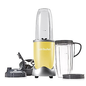 NutriBullet Pro 900 Watt Hi-Speed Blender/Mixer Twist and Blend 9-Piece Set (Yellow)