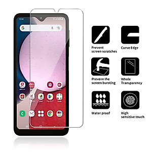 iCsapr [4 Pack] Glass Screen Protector Compatible for SamsungGalaxy A23 5G [9H Hardness]-HD Screen Tempered Glass, Scratch Resistant, Easy Install [Case Friendly][Bubble Free]