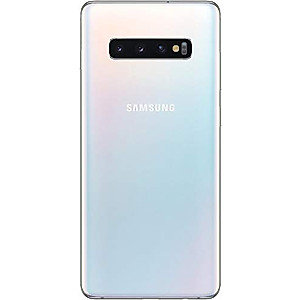 SAMSUNG Galaxy S10+ Plus 128GB+8GB RAM SM-G975U Dual Sim 6.4" LTE T-Mobile Locked Smartphone (Prism White)