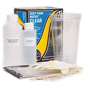 Woodland Scenics WOOCW4510 Deep Pour Water, Clear