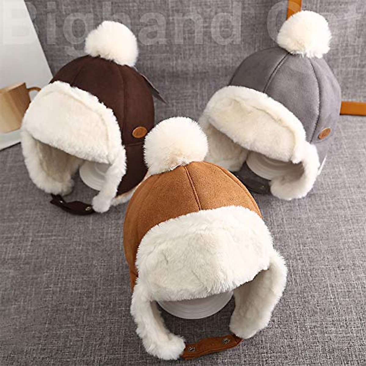 IIG Baby Boy Ushanka Earflap Winter Trooper Hat Cap, Kids Trapper Hat (Multicolour01)