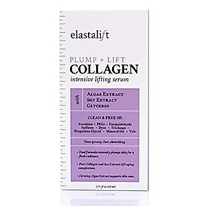Elastalift Collagen Facial Serum Lifting, Plumping, & Firming Collagen Serum For Face Improves Elasticity, Evens Skin Tone, Plumps, & Lifts Sagging Skin, Non-Greasy Wrinkle Serum (1.75 Fl Oz)
