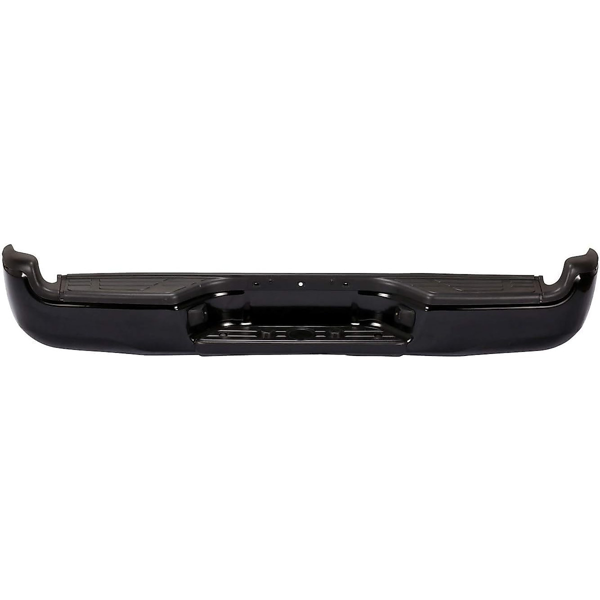 New Rear Step Bumper, Face Bar And Pad, w/Pad Provision, w/Mounting Bracket, Powdercoated Black, w/o SR5 Pkg Comaptible For Toyota Tacoma 2005-2015 TO1103114 5215104051-PFM