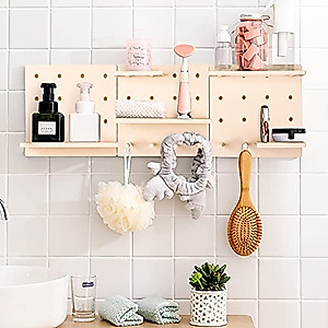 SEUYIER 2PCS Mini Floating Shelves, Wall Storage Shelf, Floating Square Shelves for Office, Display Ledge, Bedroom, Bathroom, Living Room & Kitchen Wall Hanging Shelf Store