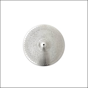 Low Volume 8" Splash Cymbal, 8 inches Practice Splash Cymbal, Quiet Splash Cymbal (8‘’, Silver)