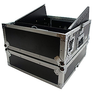 Harmony Audio Case HCM2U DJ Pro Audio 10U Slant Top 4U Vertical Mixer Rack Case New