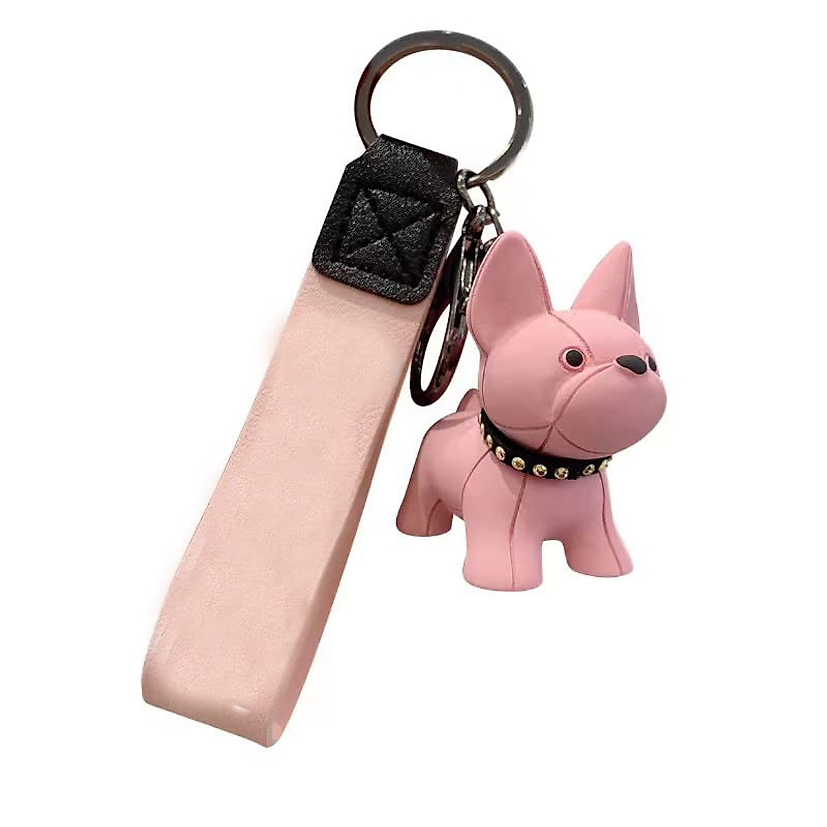 Cool Silicone Hiphop Bulldog Headphone Case Compatible with Airpods Pro Headphones Funny Cover with Bull Dog Keychain for Boys Girls Teenager Best Gift