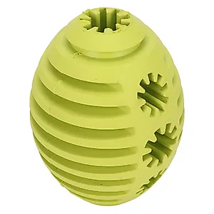 ZYLLZY Rubber Pet Rugby Toy, Environmental Protection Rubber Chew Pet Rugby Balls Toy, Rubber Football Dog Toy for Puppy Small Medium Pets