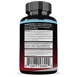 (3 Pack) XL Real Muscle Gainer Max 1600MG Advanced Men's Heath Formula 180 Capsules