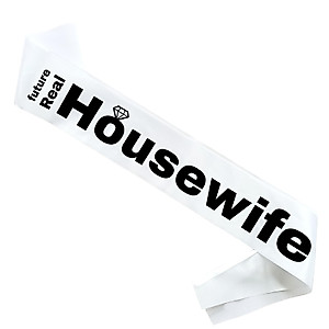 Magnusson's Garden Future Real Housewife Sash, Bachelorette Bridal Shower Engagement Party Bride-to-Be Sash, Real Housewives TV Show Inspired Gift for Women