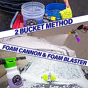 Chemical Guys CWS207 Extreme Bodywash & Wax Foaming Car Wash Soap, (Works with Foam Cannons/Guns or Bucket Washes) For Trucks, Motorcycles, RVs & More, 128 fl oz (1 Gallon), Grape Scent