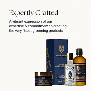 Caswell-Massey Heritage Almond Pre-Shave Oil, Natural Men’s Shaving Oil with Castor Oil & Olive Oil, Suitable for Sensitive Skin, 1 Fl Oz