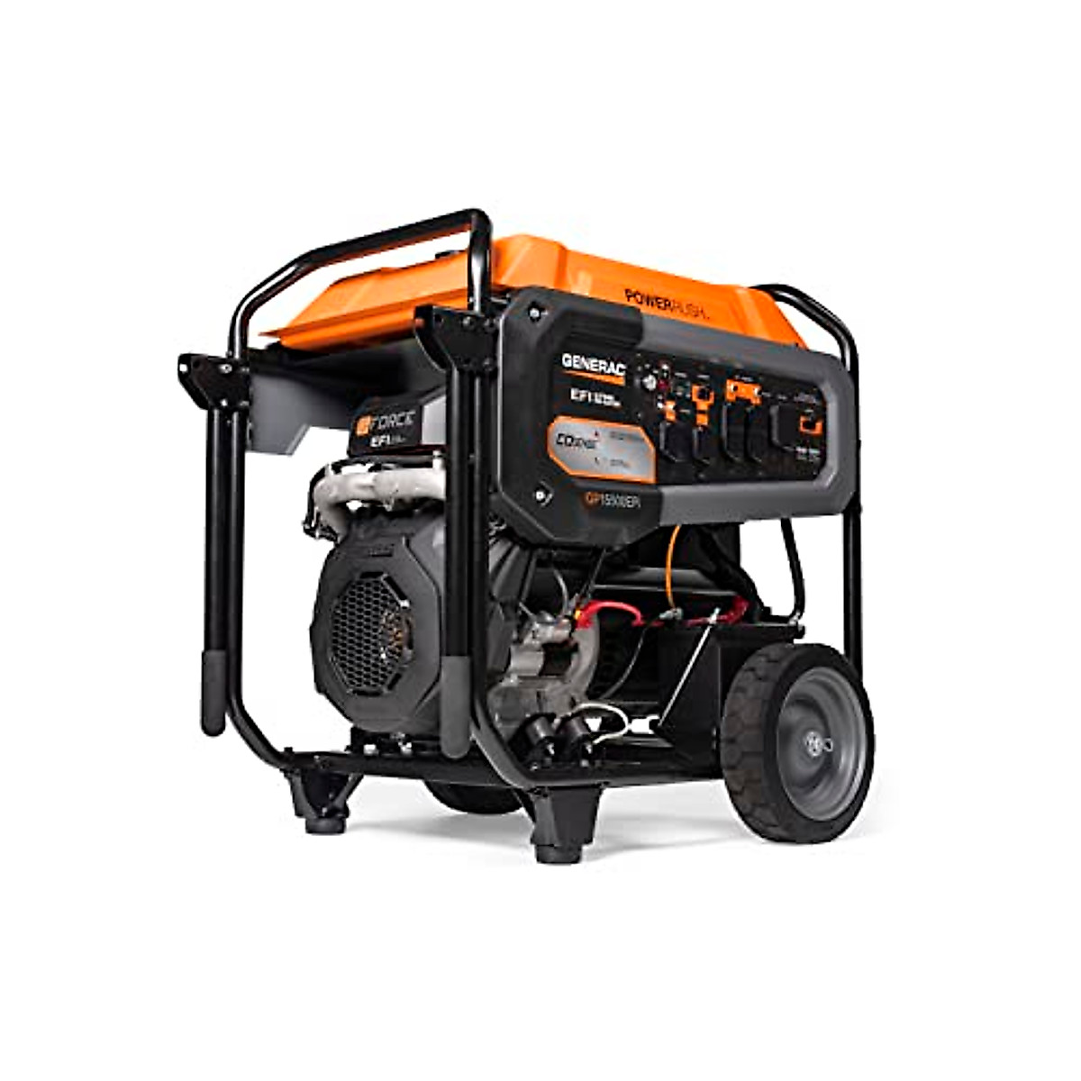 Generac 7705 GP15500EFI 15,500-Watt Gas-Powered Electric-Start Portable Generator with Cosense & EFI Engine, Transfer Switch Compatible