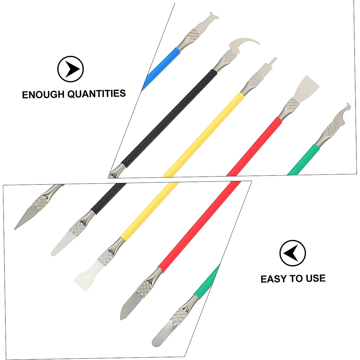 ULDIGI 5pcs Scraper Kit Metal Scraper Phone Disassemble Tool Opening Sticker Remover for Phone Stickers for Phones Repair Prying Opener Cell Phone Stainless Steel