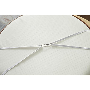 Happiness Decoration Round Seat Cushions for Stools with Ties 12-Inch Breathable Bar Stool Cushions Cover Tatami Cushion Pillow Kitchen, Home, Office Chair Pads (12 Inches, Yellow)