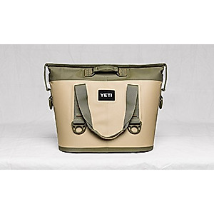 YETI Hopper Two 20 Portable Cooler, Field Tan / Blaze Orange