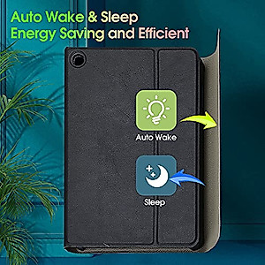 FunYaung Keyboard Case Compatible for Amazon Fire HD 8/8 Plus(10th, 2020 Release & 12th, 2022 Release), with Wireless Bluetooth Keyboard and Carrying Bag