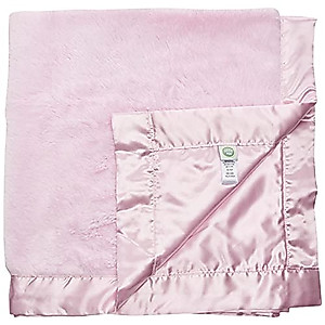 Little Me Baby-Girls Newborn Plush Stroller Blanket, Light Pink, One Size